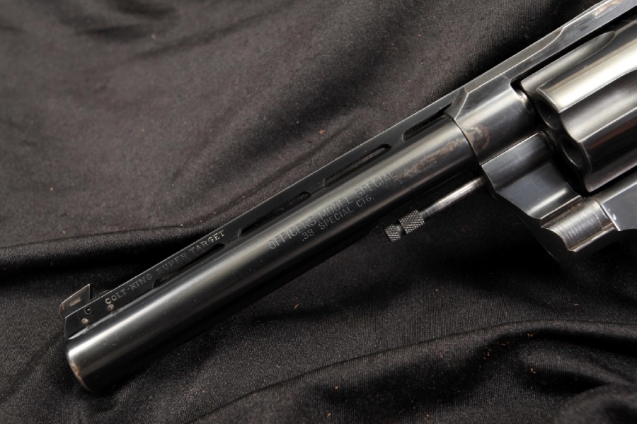 F. Bob Chow Colt King Super Target Officers Model .38 Specl Revolver - C&R Ok For Sale at ...